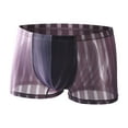 Mens Underwear Briefs Summer Thin Transparent Ice Silk Boxers ...
