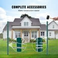 VEVOR, 3 Feet Fence Post, 10 Pack U-Channel Heavy Duty Steel, Green ...