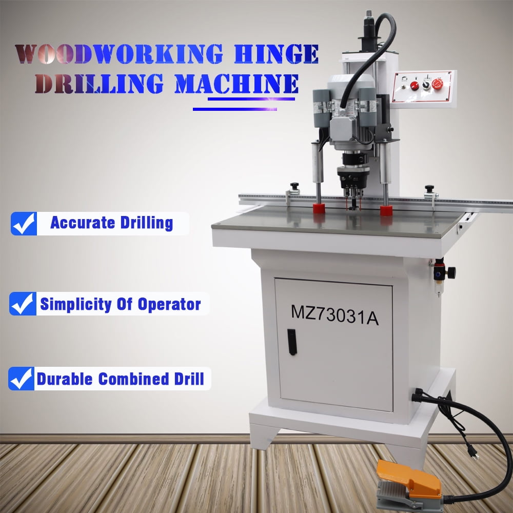 TECHTONGDA Pneumatic Hinge Boring Insertion Machine 110V Woodworking ...