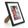 Giftgarden Black 8x10 and 5x7 Picture Frames Set of 9 with Mat and ...
