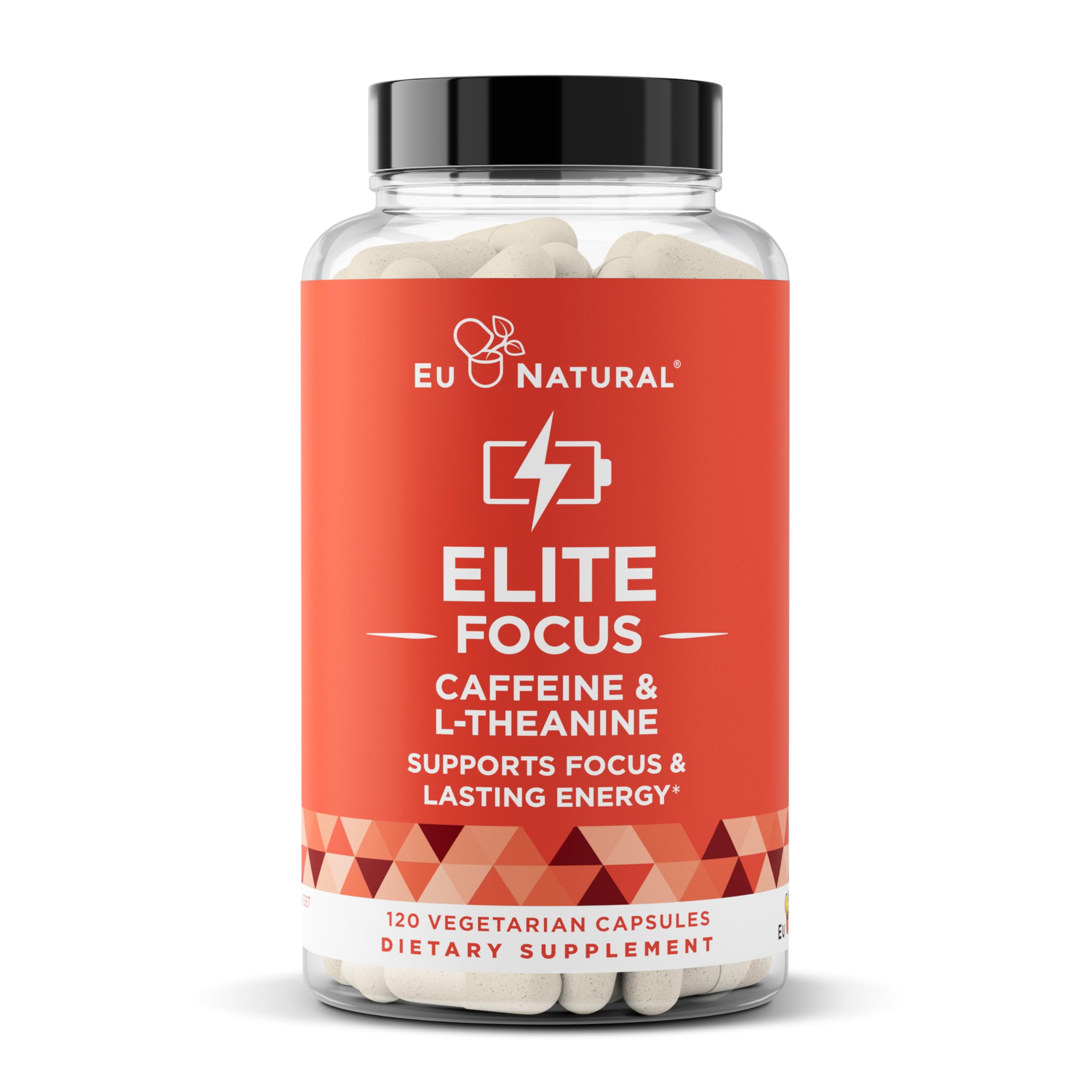 Elite Caffeine Pills with L-Theanine – Jitter-Free Focused Energy ...