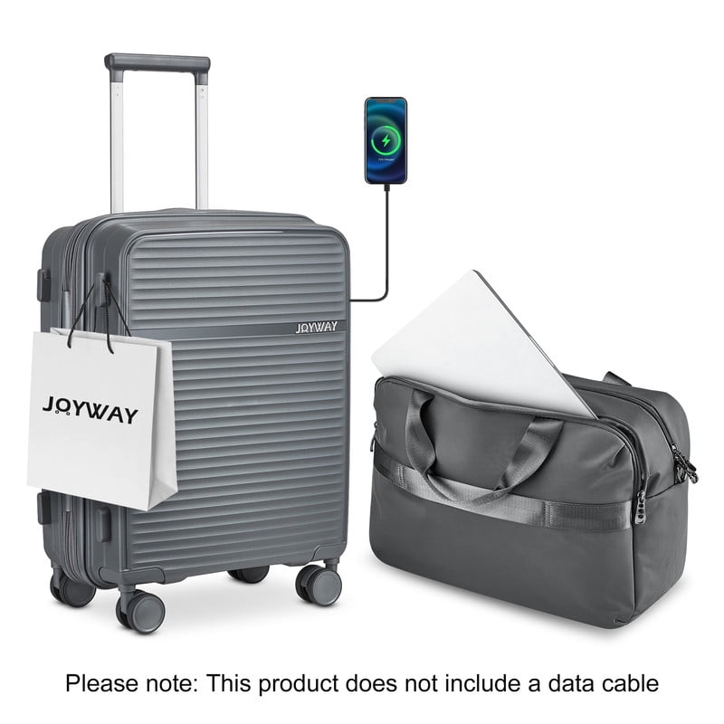 Click here for Joyway 2-Piece Carry-On Suitcase Set  20-Inch Hard... prices