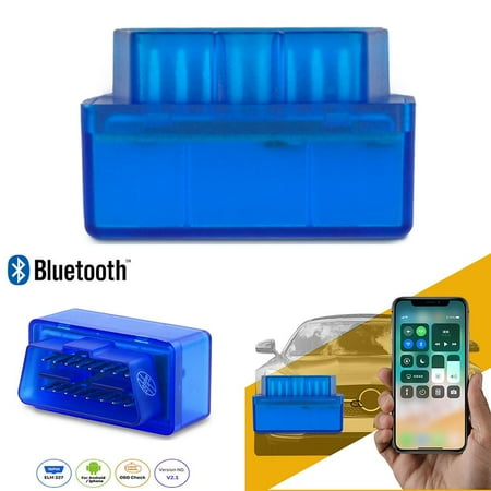 Super Mini OBD2 Bluetooth Car Scanner User-friendly ELM327 V2.1 Car ...