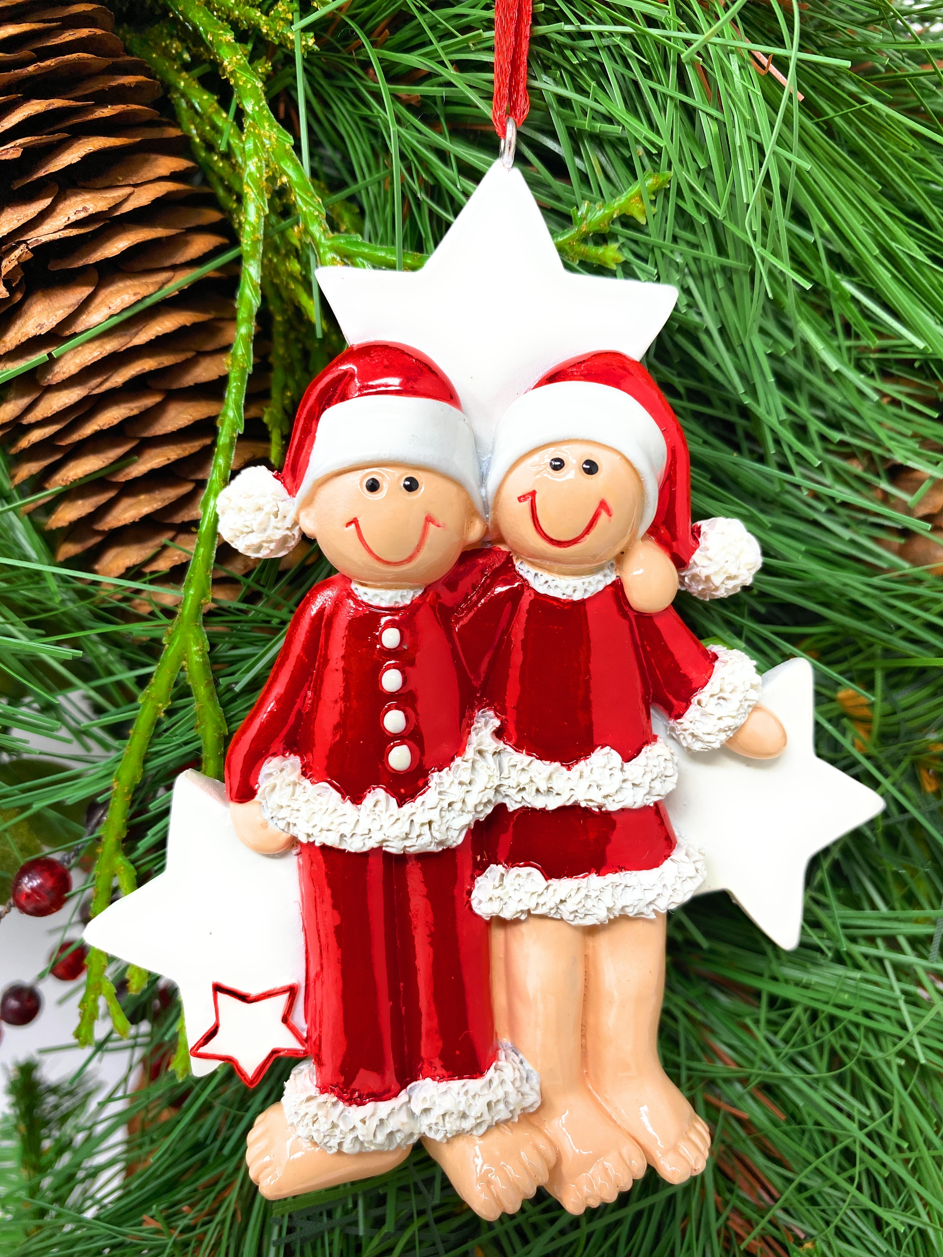 First Christmas Ornaments 2020 Wedding Gifts Married Couple Engagement 