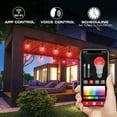 Monster, Smart String Lights, 24ft, Sound Reactive Outdoor LED ...