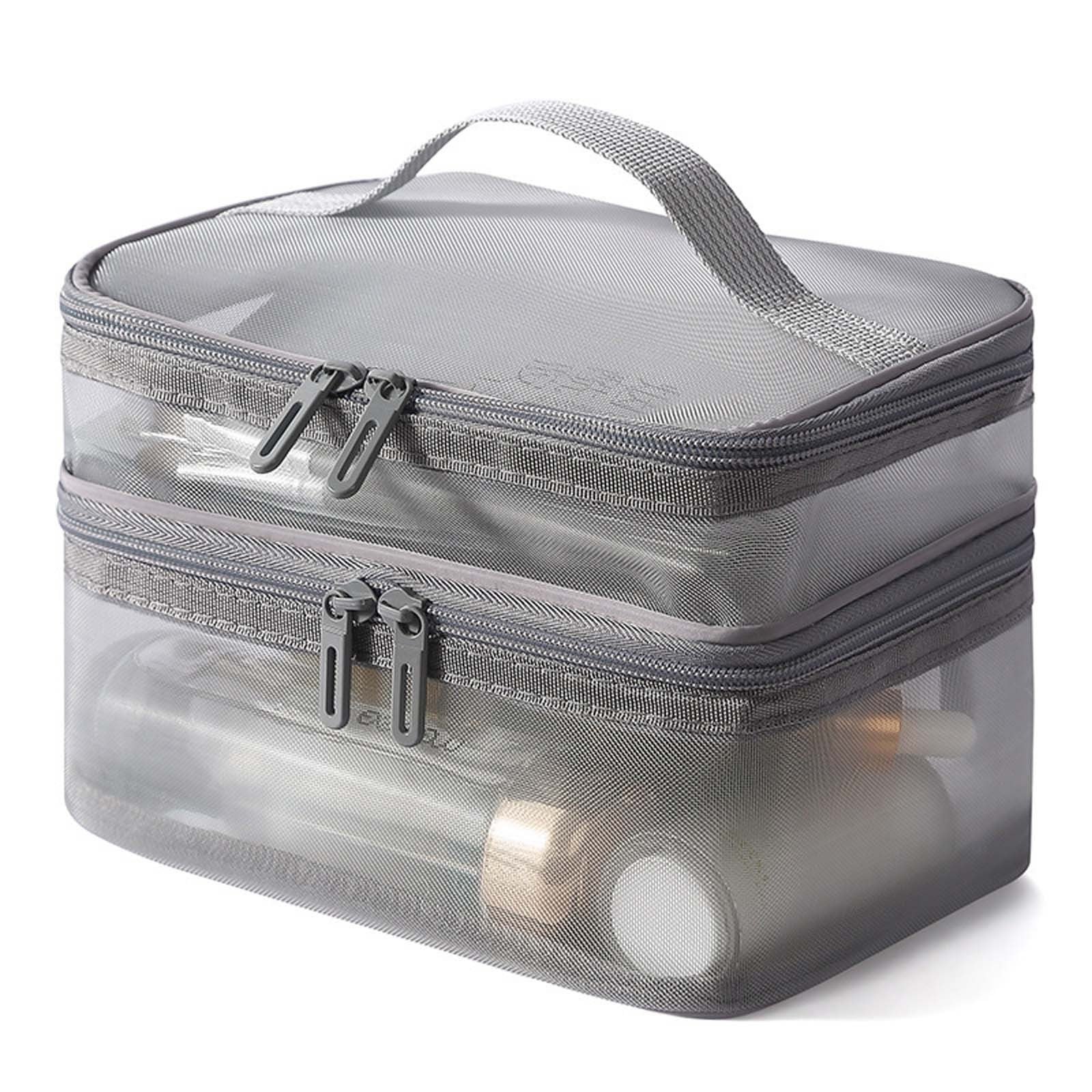 Click here for Staron Transparent Toiletry Bag Under $5! Double L... prices