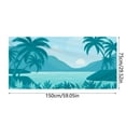 Thenews 150 75cm Beach Towel Microfiber Beach Towel Tourist Beach Towel