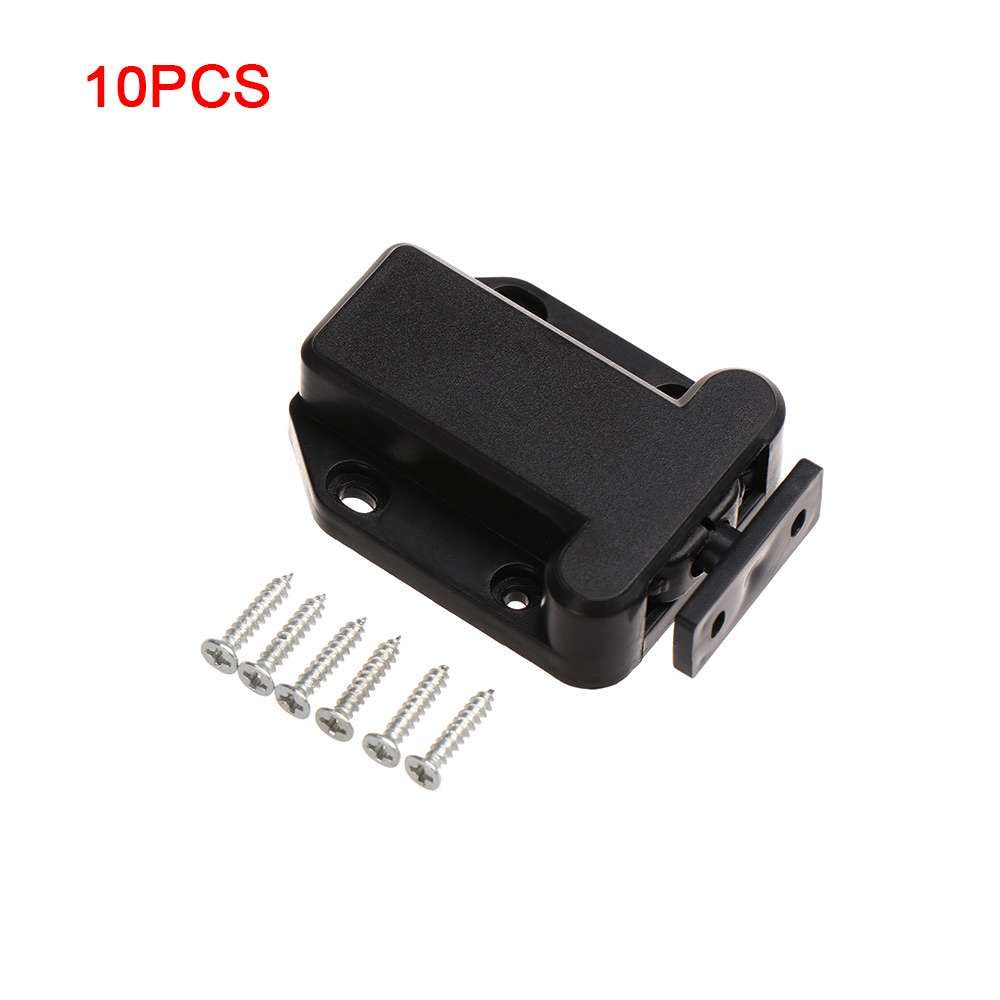 10PCS Fittings Hardware Touch Switch Closer Cupboard Screws Wardrobe ...