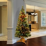 National Tree Company 6 ft. Fiber Optic Radiance Fireworks Tree ...