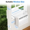 KissAir Window Air Conditioner, U-Shape 6300 BTU Window AC Unit, Remote ...