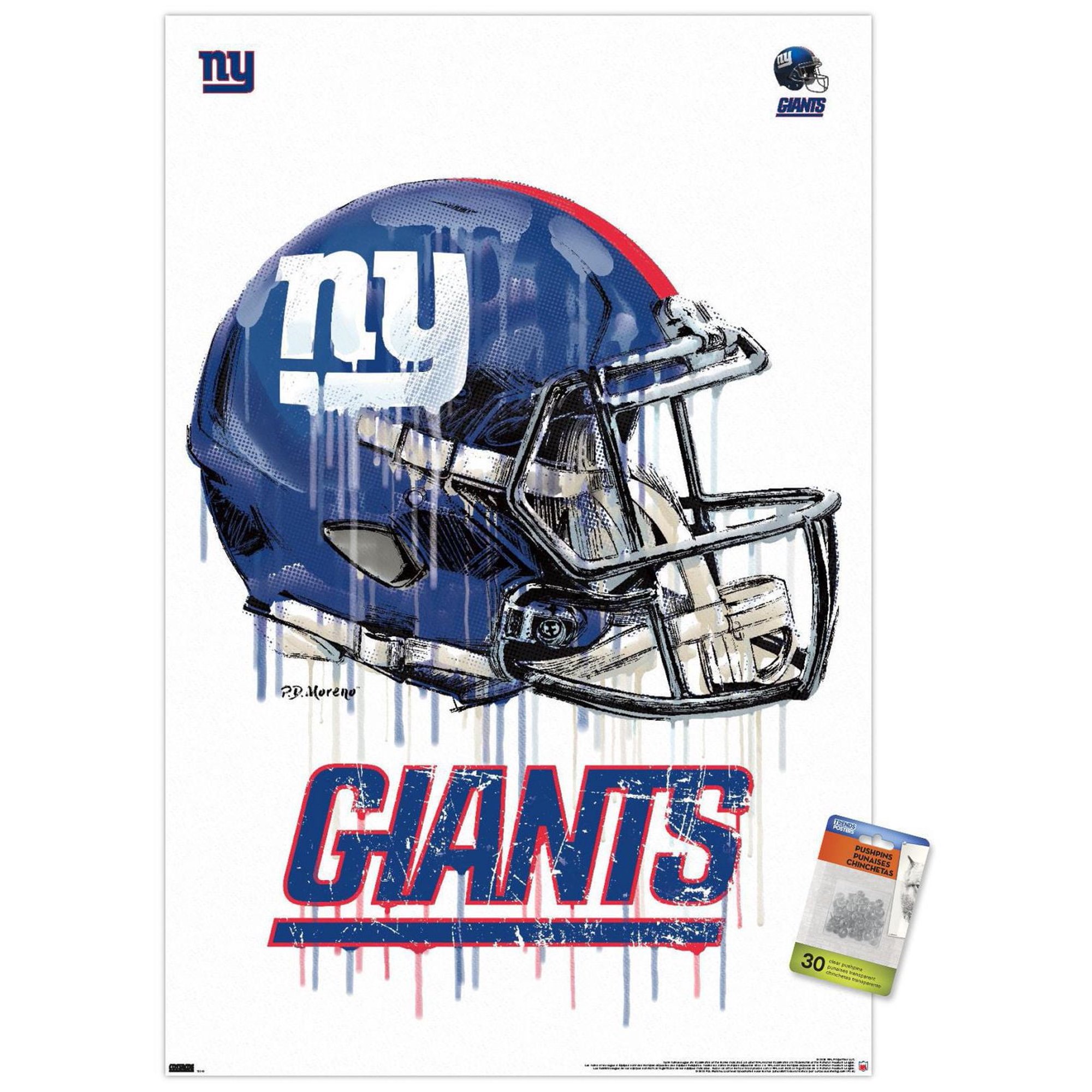 Click here for Trends International Nfl New York Giants - Drip He... prices
