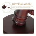 1 Set of Wooden Gavel Judge Hammers Educational Tool Pounding Mallet ...