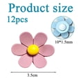 Cute Refrigerator Magnets Colorful Decorative Magnets Funny 3D Flower ...
