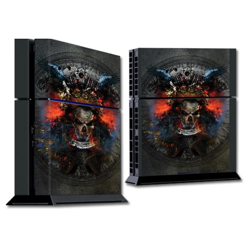 Skin Decal Wrap Compatible With Sony PS4 Console Sticker Design Grunge ...