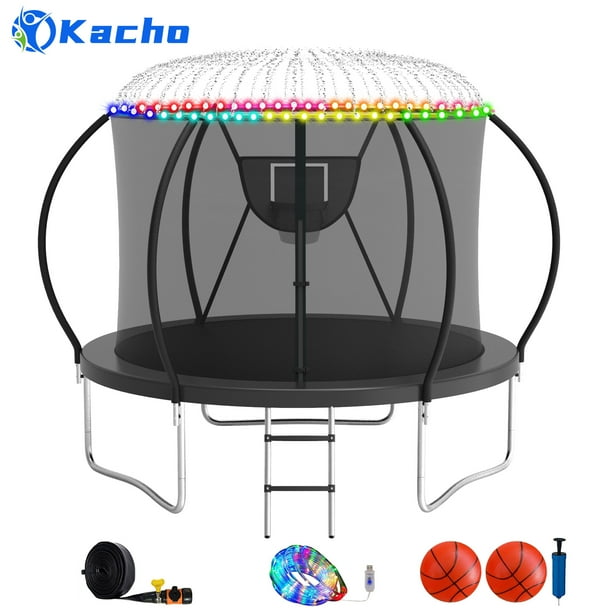 Kacho Trampoline for Kids Adults, Trampoline 10FT 12FT 14FT 16FT ...
