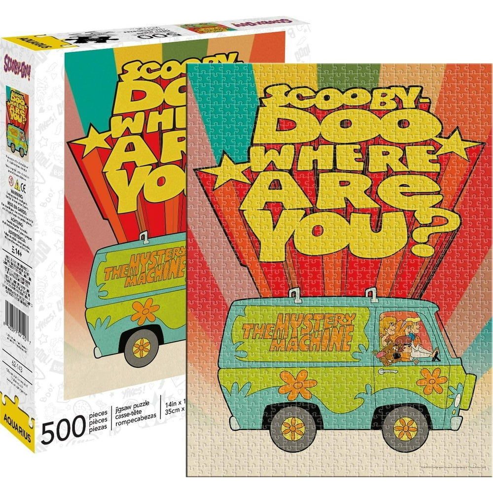 Scooby-Doo Where Are You? 500 Piece Jigsaw Puzzle - Walmart.com ...