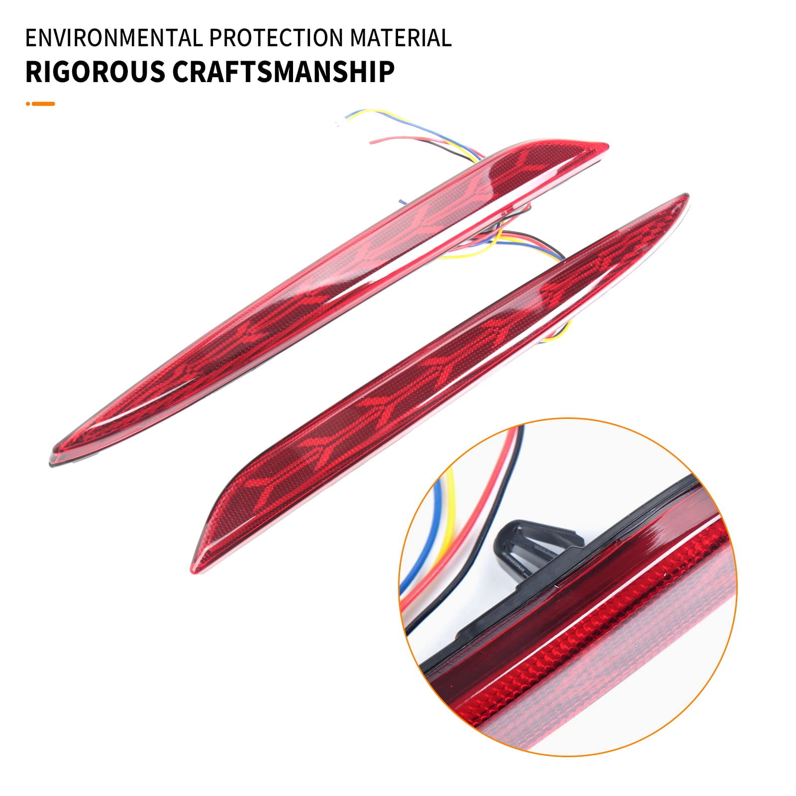 Buy Bomely Fit 2017-2022 Tesla Model 3 Rear Fog Lights LEDs Reflector ...