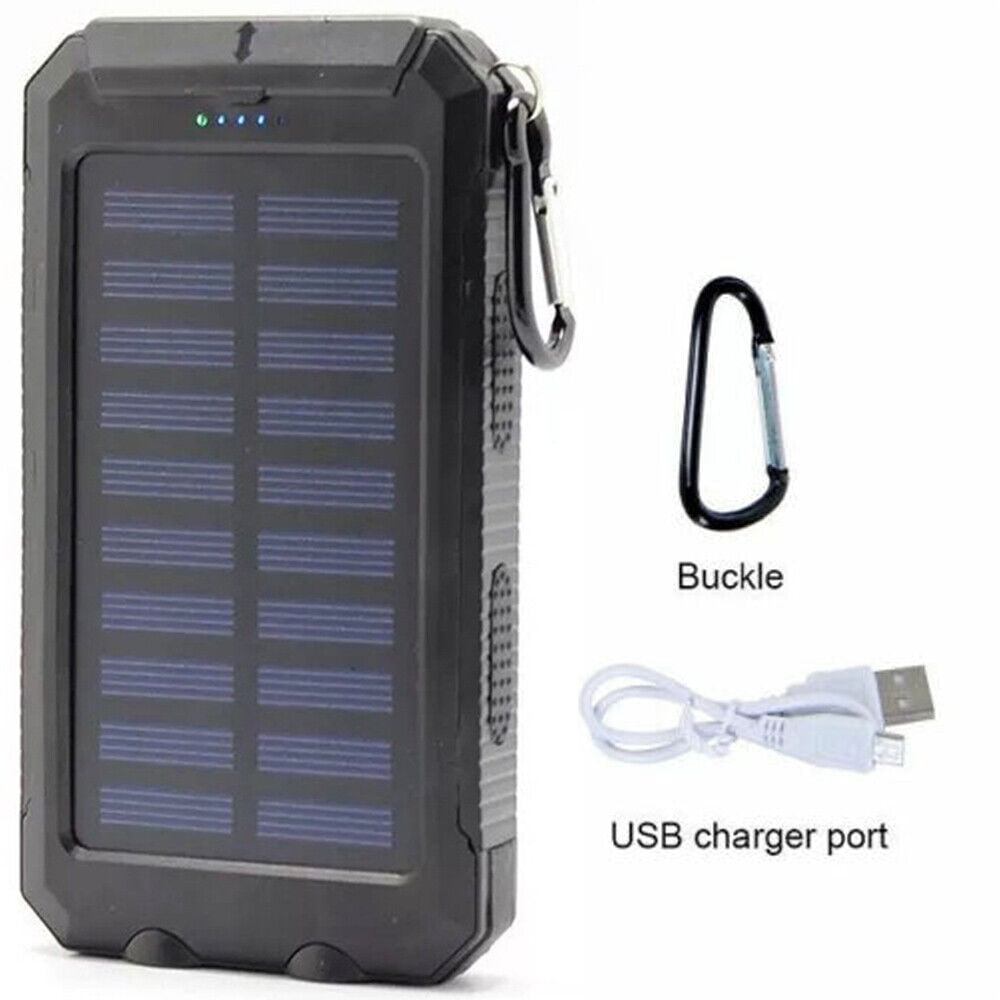 Super 10000000mAh USB Portable Charger Solar Power Bank for Cell Phone ...