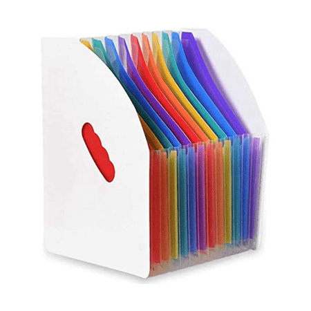 Qtmnekly Extended File Holder Folder Vertical A4 Vertical File Storage ...