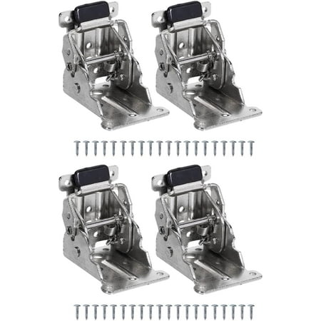Shelf Brackets Heavy Duty 4PCS 90 Degree self Locking Folding Hinge 90 ...