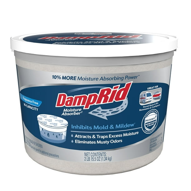 DampRid Hi-Capacity Moisture Absorber – Fragrance Free – 2LB 15.5OZ ...