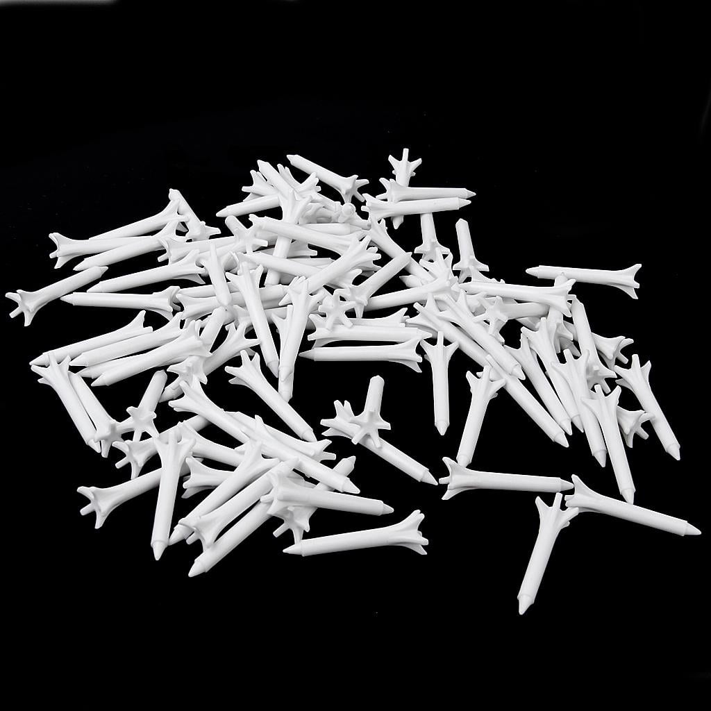 100 Pack Golf Tees – 1 1/2 inch – Professional & Durable Golf Tee Set ...