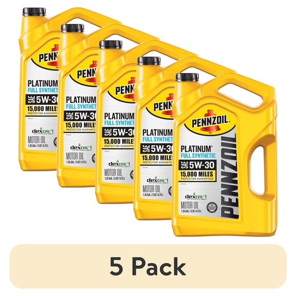 Pennzoil Platinum Full Synthetic 0W-16 Motor Oil, 5 Quart - Walmart.com