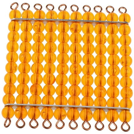 Montessori Math Materials Golden Bead Hundred Squares for Early ...