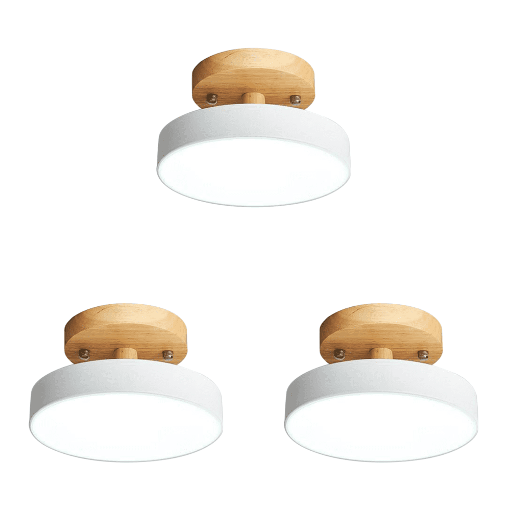 Luminaria Techo LED Fácil Instalación Regulable para Pasillo () Blanco ...