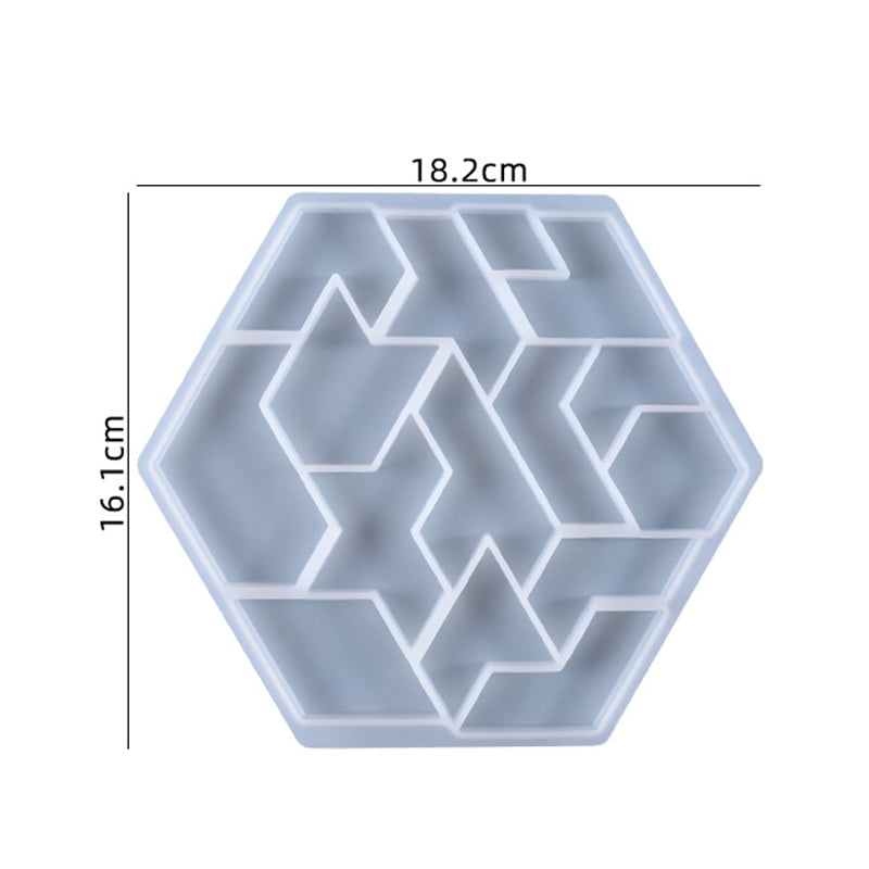 Silicone Stencils DIY Special Tangram Puzzle Decoration Craft Supplies ...