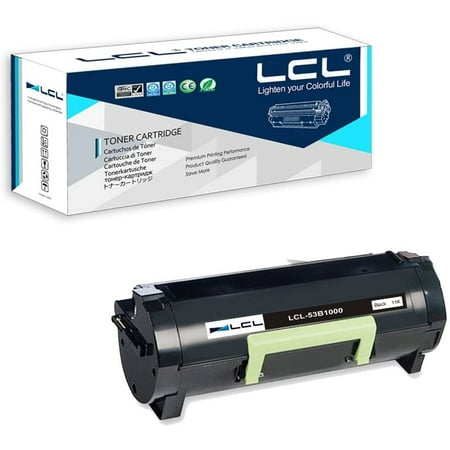 LCL Compatible for Lexmark 53B1000 11000Pages (1-Pack,Black) Toner ...