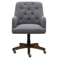 Better Homes & Gardens Tufted Office Chair, Gray Fabric Upholstery and ... Better Homes & Gardens Tufted Office Chair, Gray Fabric Upholstery and ...