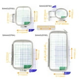 HimaPro 4pc Hoop Set for Brother Sewing Machines (SA442-445 ...