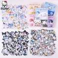63Pcs Sanrio Hello Kitty Kuromi Cinnamoroll Pochacco Stickers for Kids ...