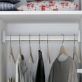 KULAGAGA 2 Doors Bedroom Armoires Wardrobe Closet Storage Organizer ...