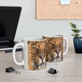 Lovesout Funny Gifts Large Leopard Big Face Coffee Mug White Ceramic ...
