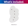 Electrode Pads for Wireless TENS Unit + EMS Wearable System - Walmart.com