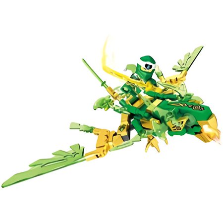 4 Types In 1 Ninja Dragon Assembly Warrior Robot Model Figures Building ...