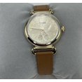 Timex Womens Model 23 33mm Gold-tone Case Tan Leather Strap - Walmart.com