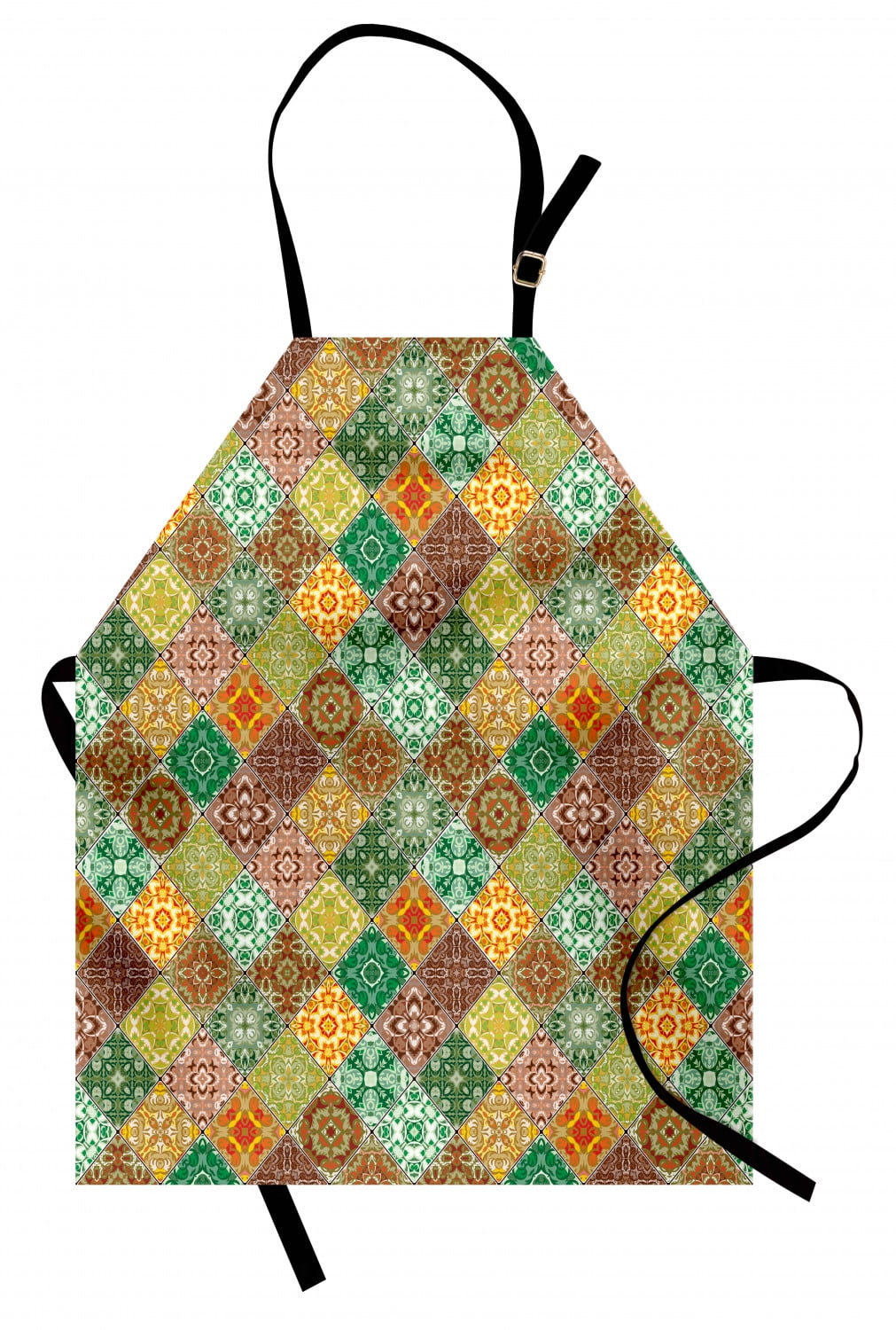 Oriental Apron, Mosaic Tiles with Vintage Traditional Eastern Ornament ...