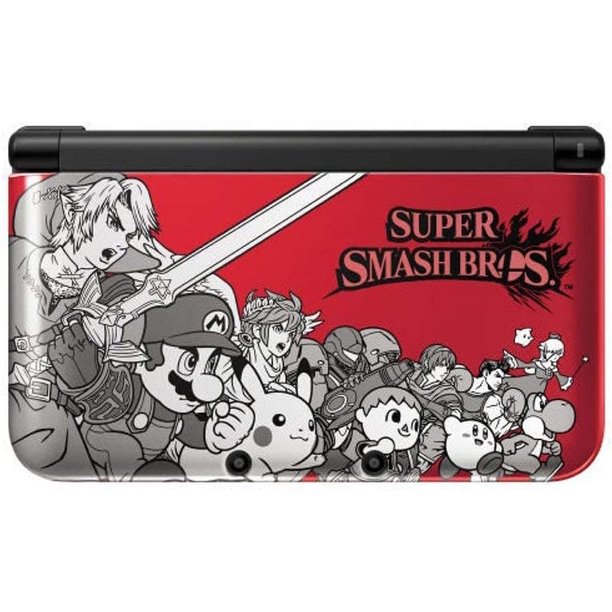 Restored - New Nintendo 3DS XL Super Smash Bros Red Edition ...