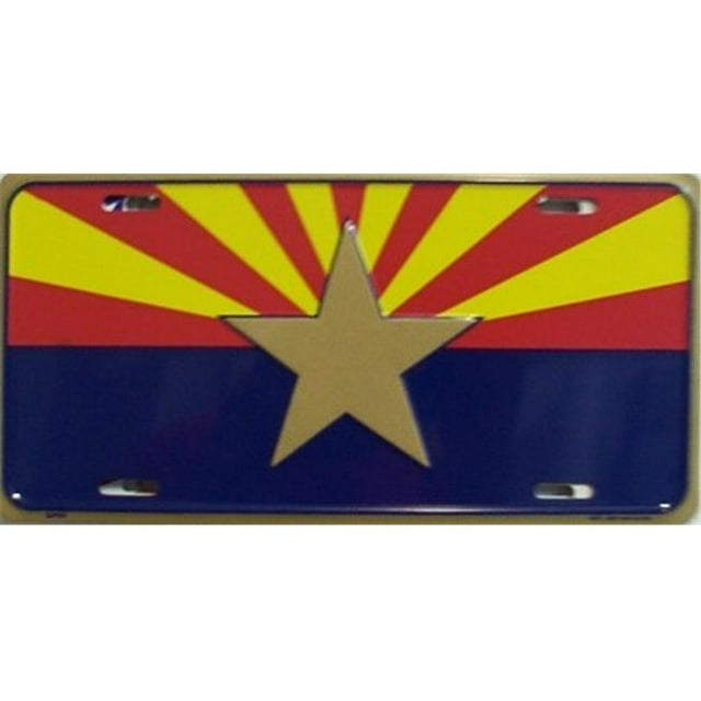 LP - 1037 AZ Arizona Big Star License Plate - 32455 - Walmart.com
