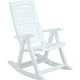 Rimax Casual White Resin Rocking Chair - Walmart.com