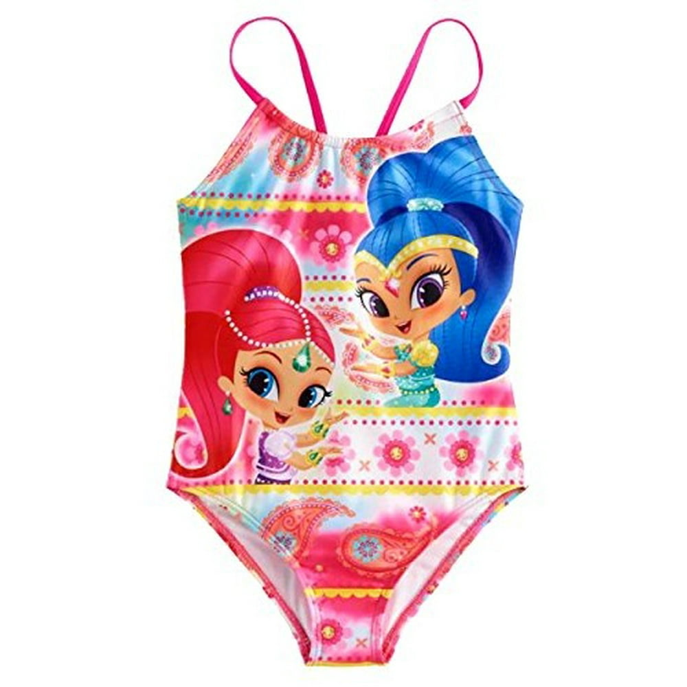 Nickelodeon - Shimmer and Shine Girls Swimwear Swimsuit (6X, Pink ...