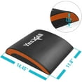 Yes4All Abdominal Mat, Abdominal Wedge, Ab Exercise Mat (Orange ...