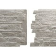 Ekena Millwork 49"W x 25 1/2"H x 1 1/4"D Acadia Ledge Stacked Stone ...