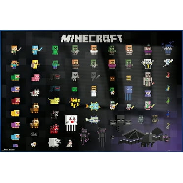 Minecraft - Periodic Table Wall Poster, 22.375" x 34" - Walmart.com