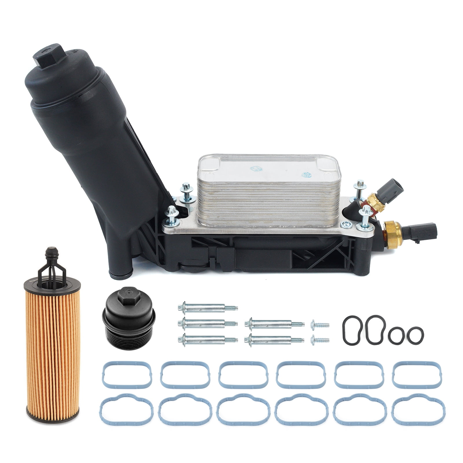 MOCA AUTOPARTS Oil Cooler Filter Housing Fit for 11-13 Chrysler 200 300 ...