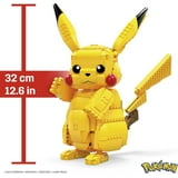 MEGA Pokemon Pikachu Construction Toy Set - 12 Inch Articulated Jumbo ...