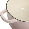 Crock-Pot 5 Quart Enamel Cast Iron Dutch Oven Cooker, Blush Pink with ...